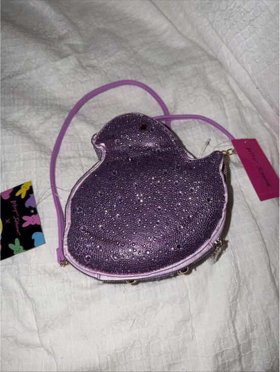Betsey Johnson | Bags | Betsey Johnson Kitsch Peeps Purple Chick ...